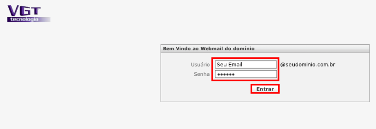 Como Entrar no Webmail – Suporte VGT Tecnologia